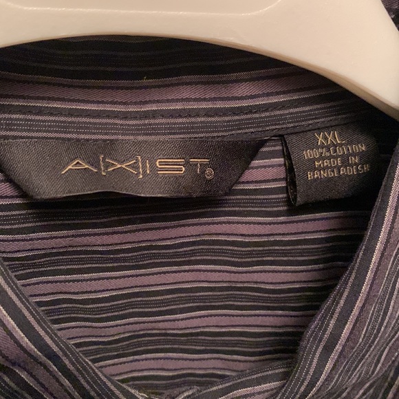 Axist | Shirts | Mens Axist Striped Top To Bottom Button Down Xxl ...